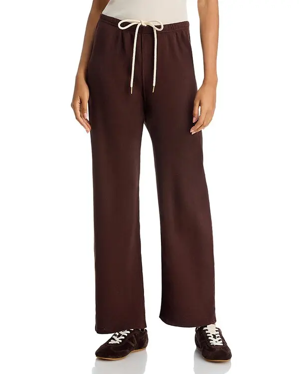 The Great. The Lap Cropped Flare Sweatpants