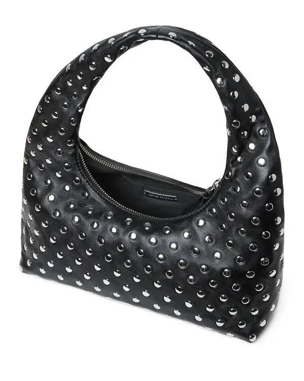 LOEFFLER RANDALL Mercer Mini Leather Hobo Bag