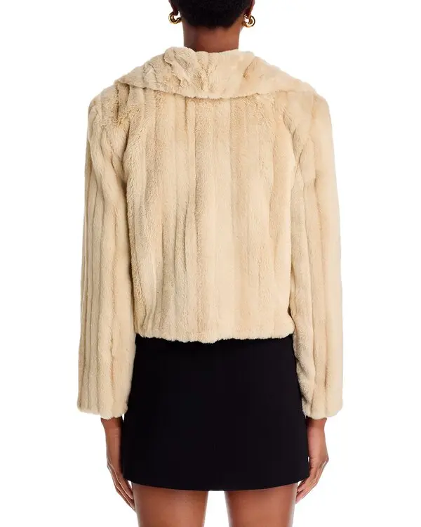 L'Agence Davy Faux Fur Jacket