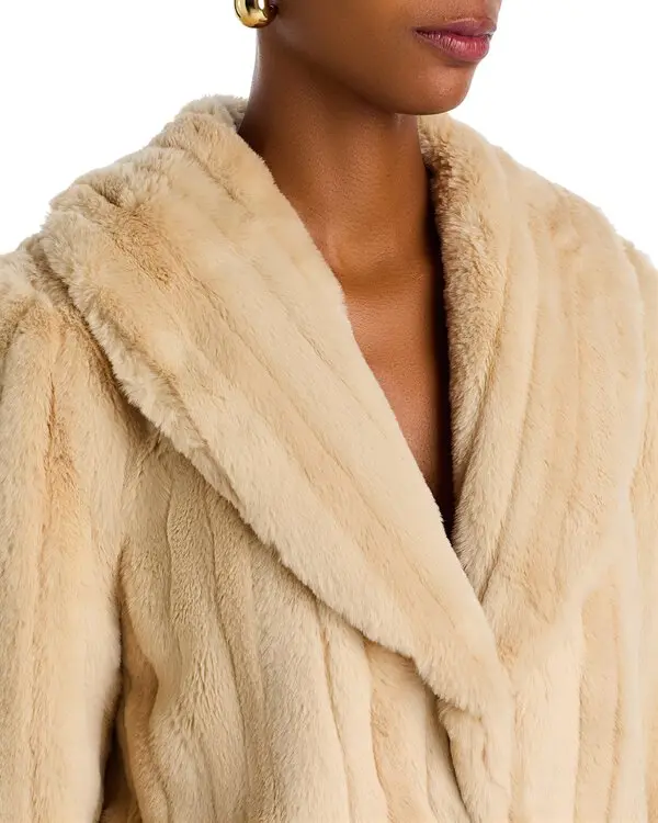 L'Agence Davy Faux Fur Jacket