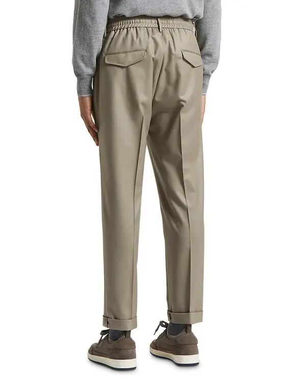 Peserico Relaxed Fit Wool Trousers