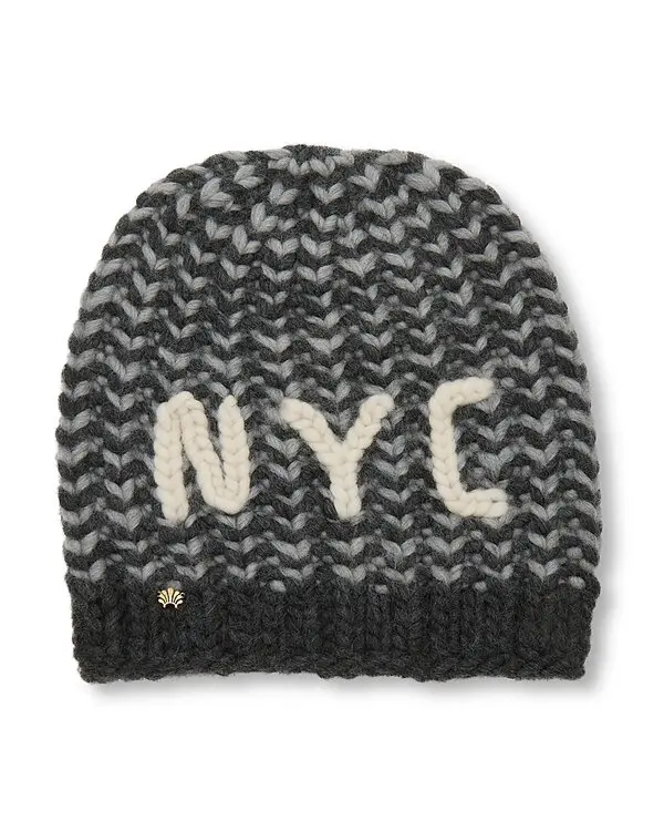 Lele Sadoughi Nyc Wool Beanie - Slate
