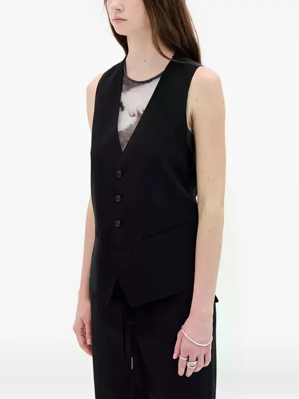ANN DEMEULEMEESTER Charlotte Button-fastening Waistcoat