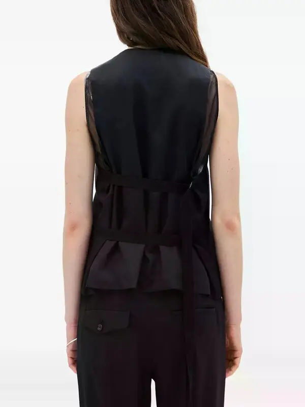 ANN DEMEULEMEESTER Charlotte Button-fastening Waistcoat