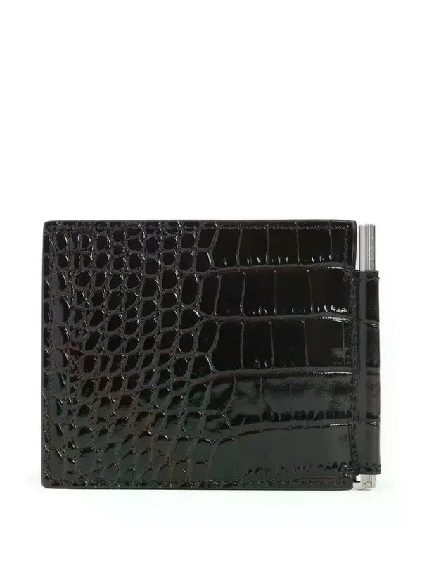 TOM FORD Crocodile-embossed Wallet