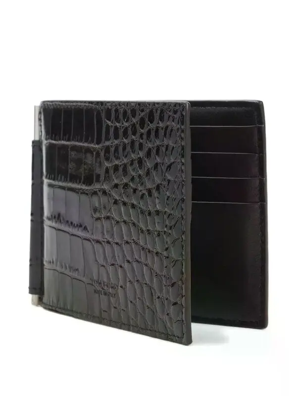 TOM FORD Crocodile-embossed Wallet