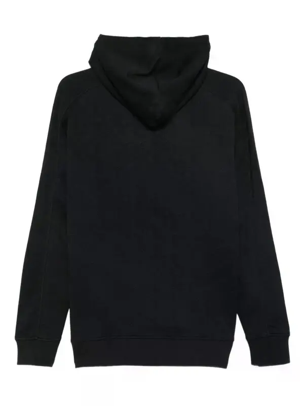 BOSS Patterned Jacquard Hoodie - Black
