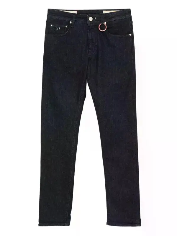 TRAMAROSSA Ring-detail Five-pocket Jeans - Blue