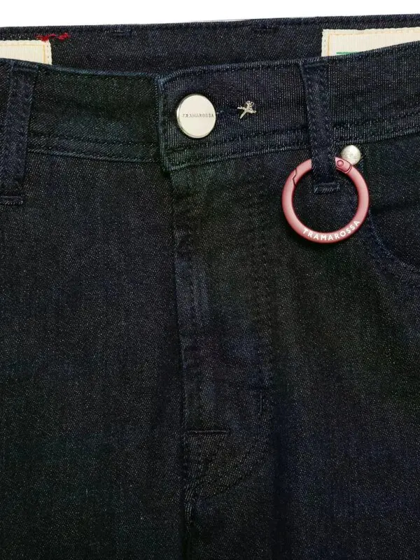 TRAMAROSSA Ring-detail Five-pocket Jeans - Blue