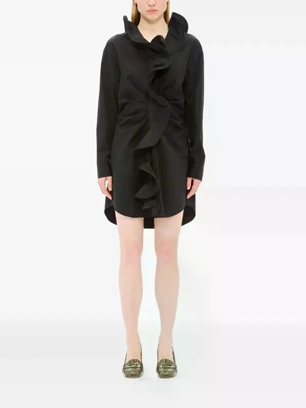 MSGM Ruffled Shirt Dress