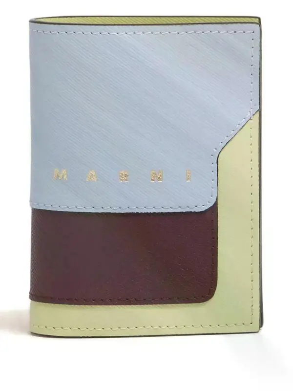 Marni Logo-print Wallet - Blue