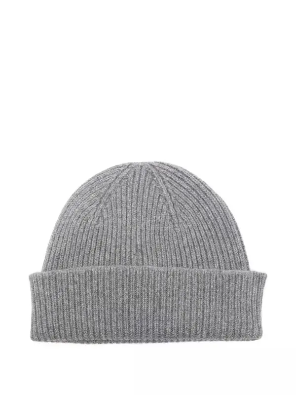 Paul Smith Ribbed-knit Beanie - Grey