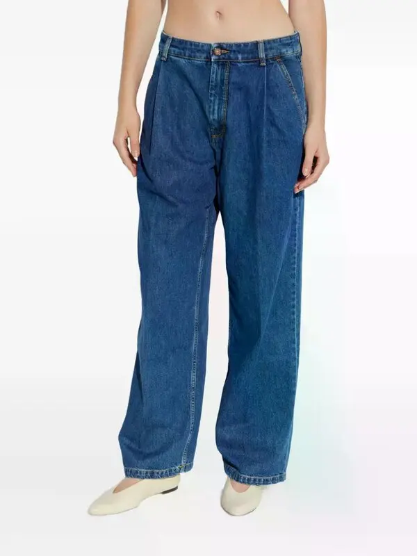 Maison Kitsuné Pleated Denim Jeans
