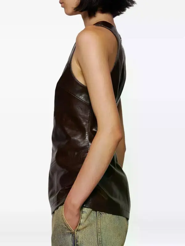 ENTIRE STUDIOS Leather Tank Top
