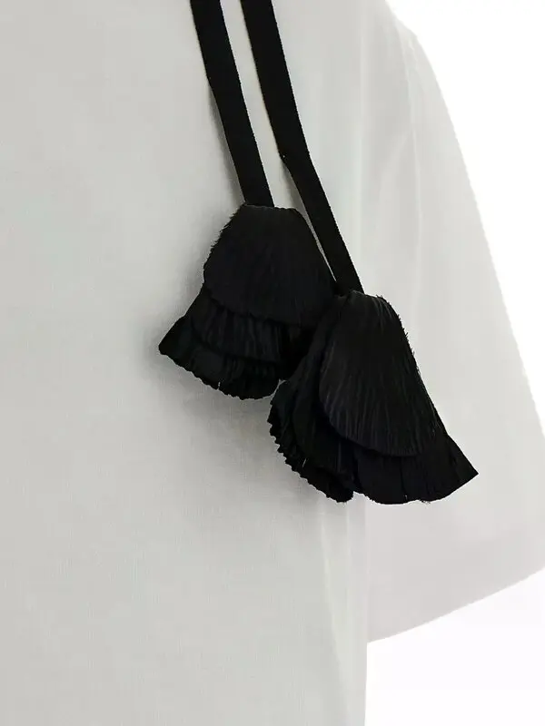 FERRAGAMO Pleated-tassel T-shirt
