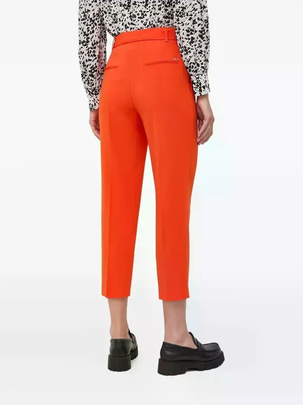 BOSS Pleated Cropped Trousers
