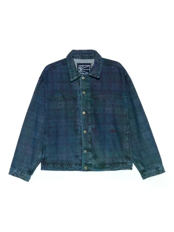 RASSVET Plaid Denim Jacket