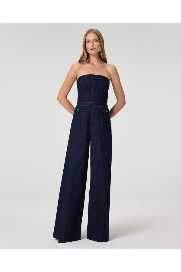 Paige Francesca Jumpsuit - Denim