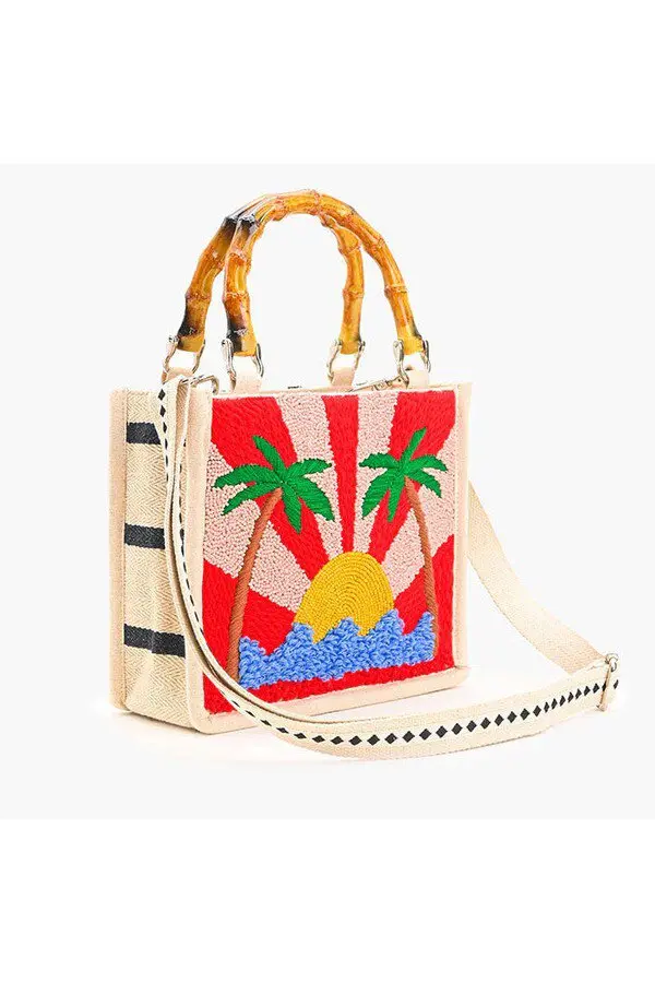 Yumi Kim Aloha Horizon Beaded Handbag - Natural