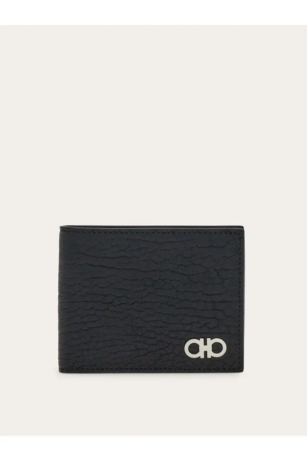FERRAGAMO Gancini Wallet - Black