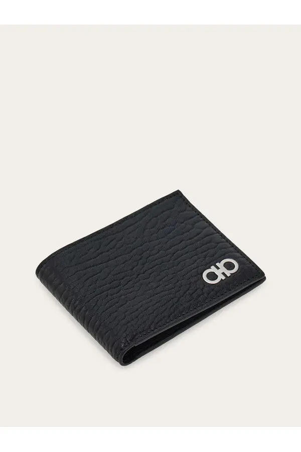 FERRAGAMO Gancini Wallet - Black