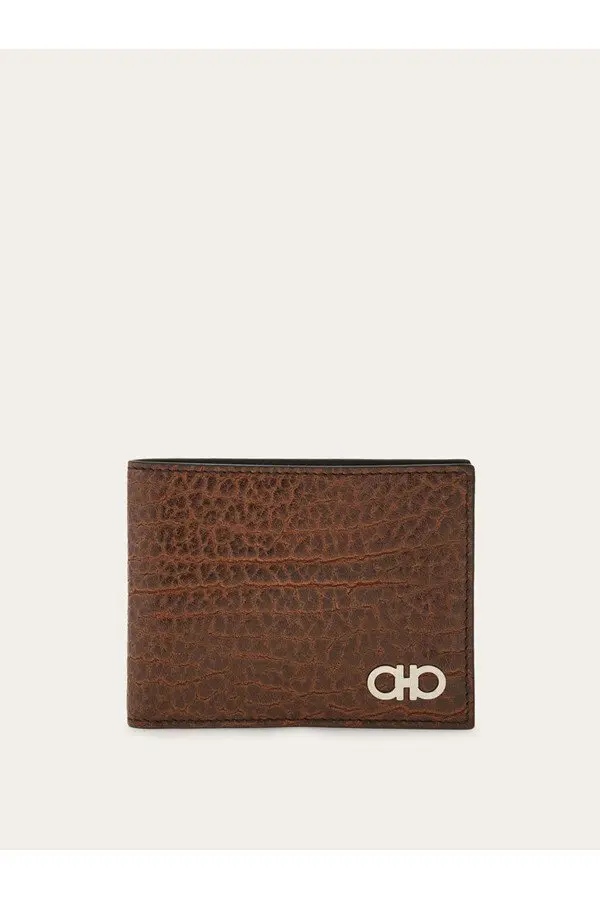 FERRAGAMO Gancini Wallet - Natural