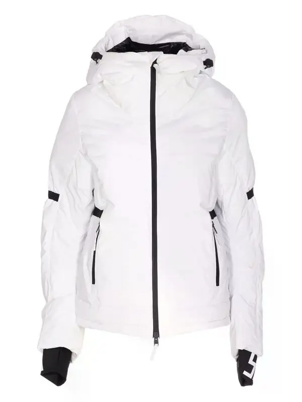 JETSET Hooded Zip-front Coat - White