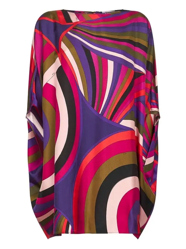 Emilio Pucci Printed Silk Kaftan - Multi