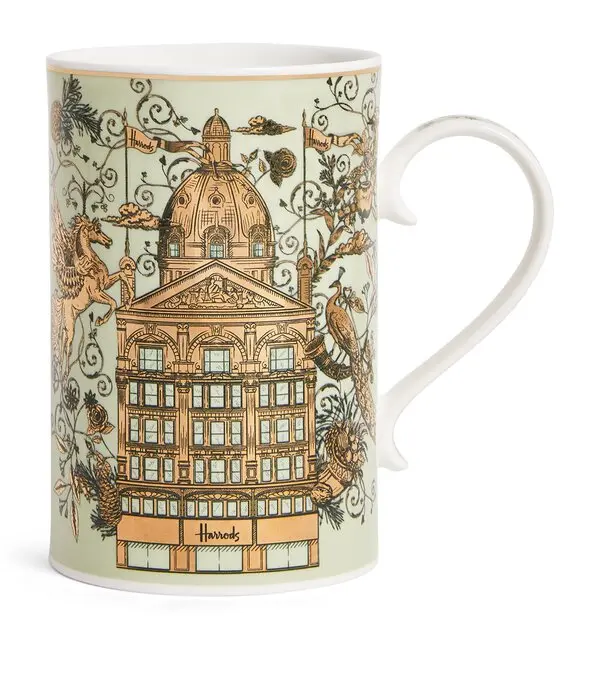 Harrods Knightsbridge Store Mug - Green
