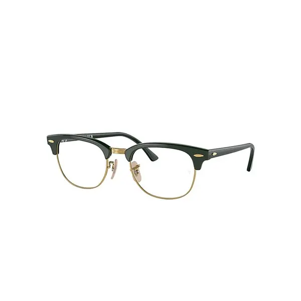 Ray-ban Clubmaster Optics Eyeglasses Frame Clear Lenses - Black