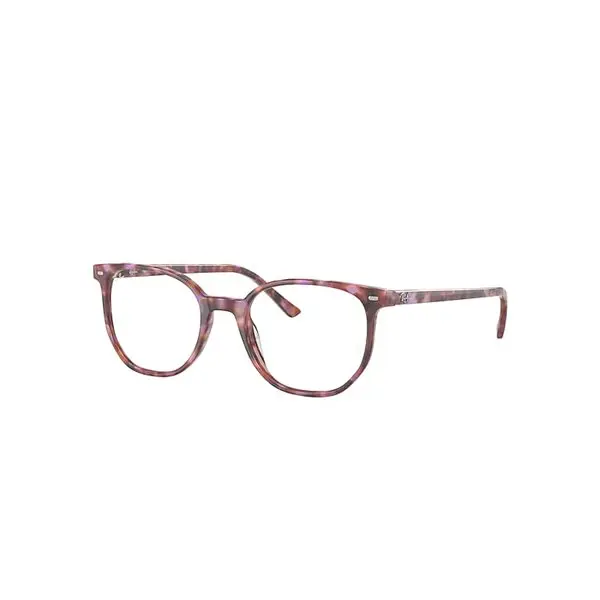 Ray-ban Elliot Optics Eyeglasses Frame - Brown & Violet Havana