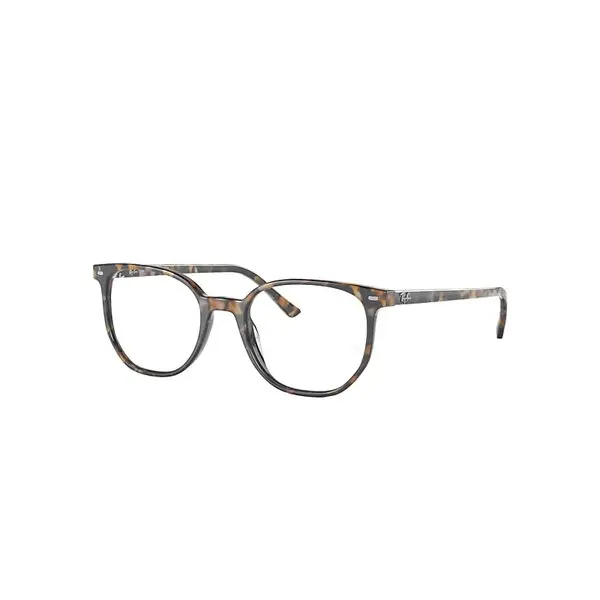 Ray-ban Elliot Optics Eyeglasses Frame - Brown Grey Havana