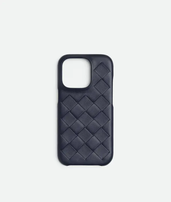 Bottega Veneta Intrecciato Iphone 16 Pro Case - Nocturnal