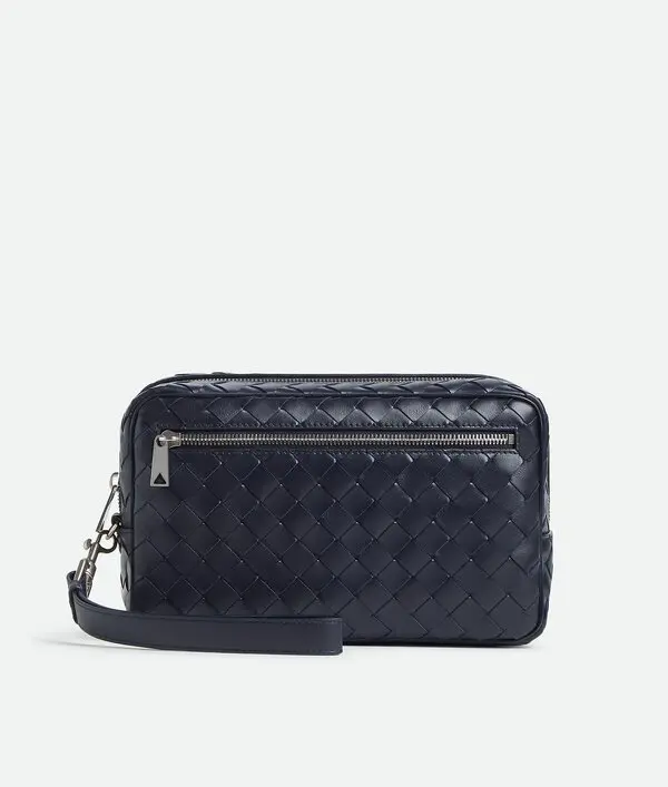 Bottega Veneta Intrecciato Wristlet Pouch - Nocturnal