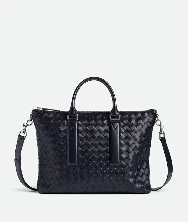 BOTTEGA  VENETA Intrecciato Soft Briefcase - Nocturnal