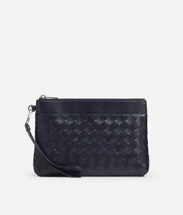 Bottega Veneta Intrecciato Prism Pouch - Nocturnal