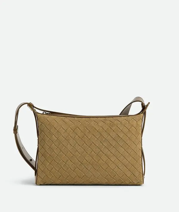 BOTTEGA  VENETA Bottega Veneta Intrecciato Cross-body Bag - Mud