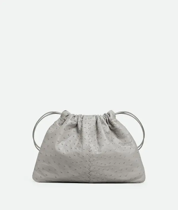BOTTEGA  VENETA Bottega Veneta Ostrich Leather Pouch