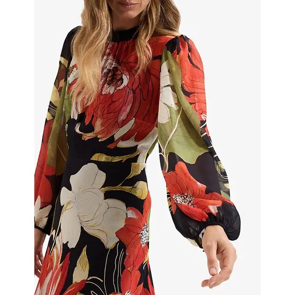 PHASE EIGHT Floral Woven Maxi Dress