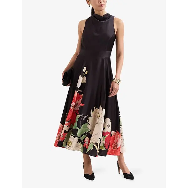 PHASE EIGHT Printed Woven Midi Dress