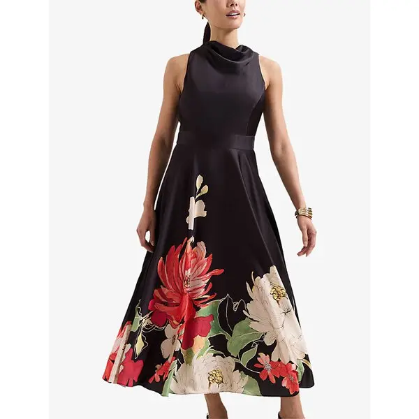 PHASE EIGHT Printed Woven Midi Dress