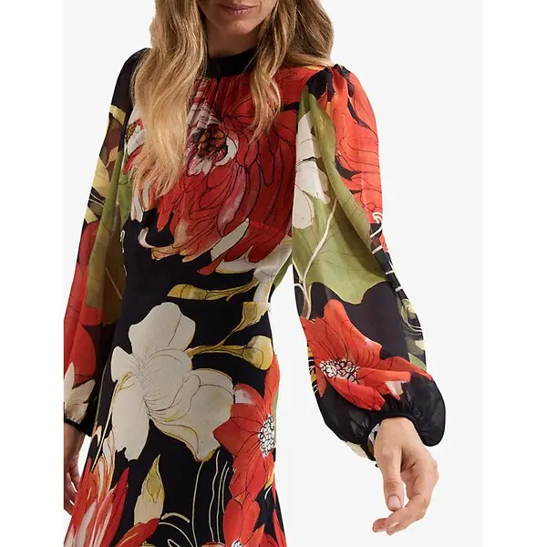 PHASE EIGHT Floral Woven Maxi Dress