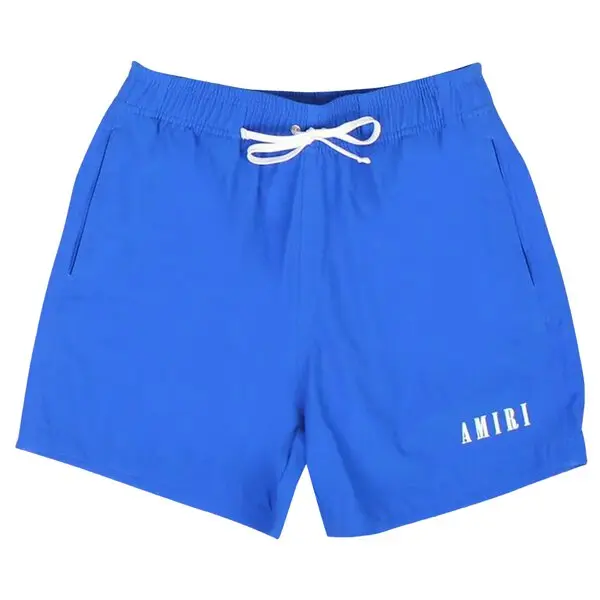 Amiri Core Logo Swim Trunks - Blue