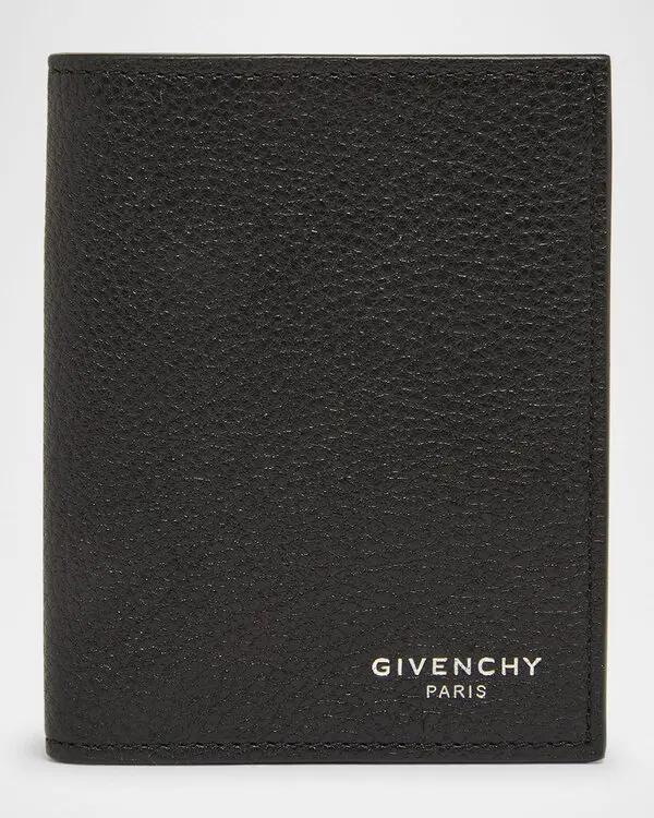 Givenchy Leather Bifold Card Holder - Black