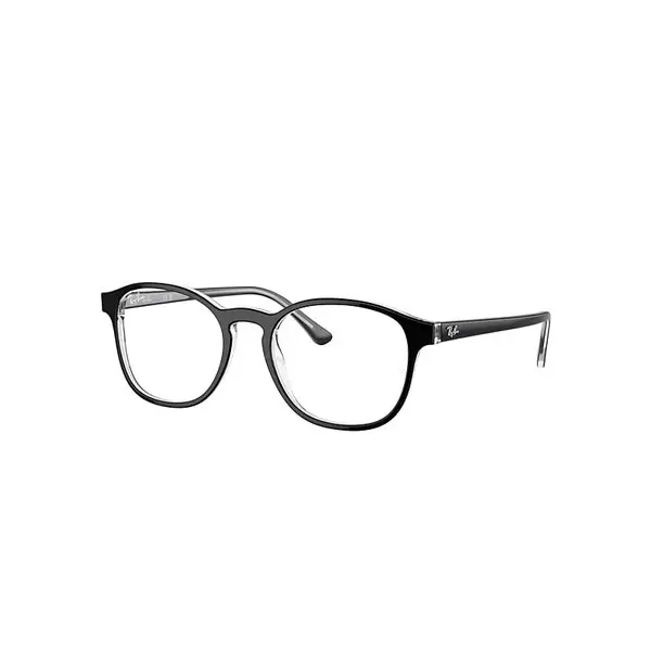 Ray-ban Optics Eyeglasses Frame - Black On Transparent