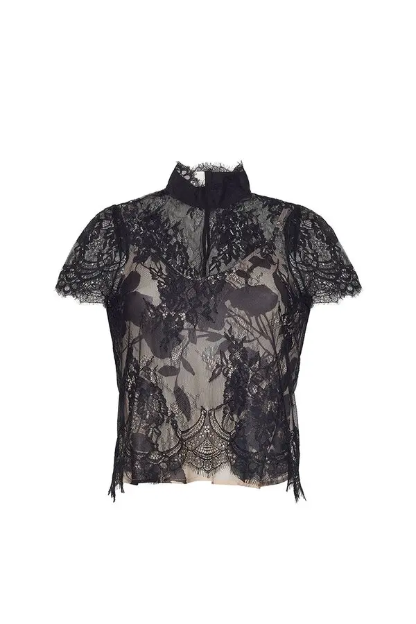 Cara Cara Pamela Chantilly Lace Top