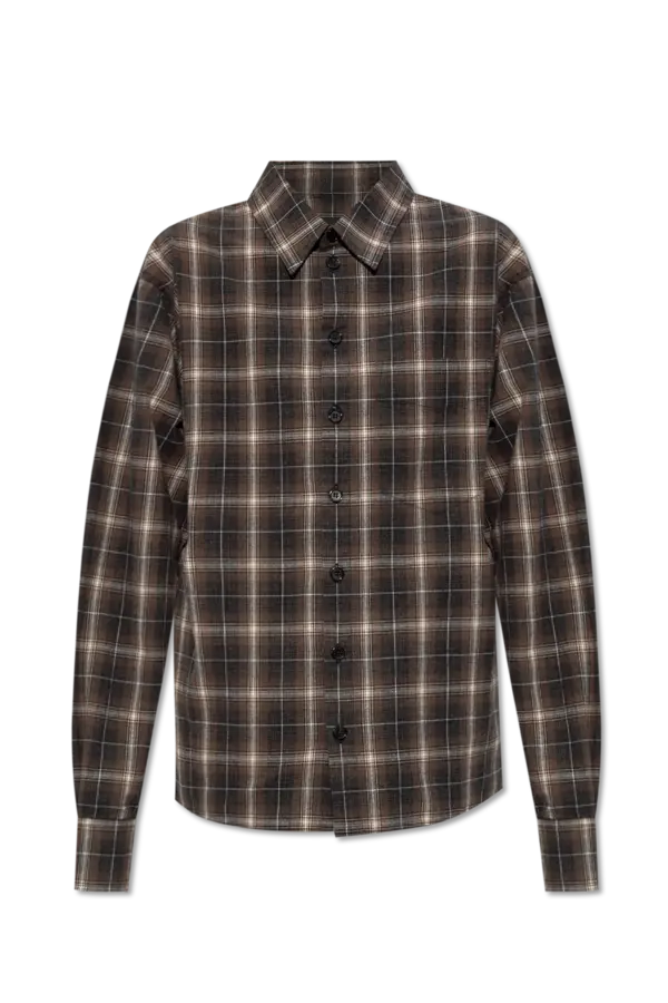 Dsquared2 Checkered Pattern Shirt - Brown