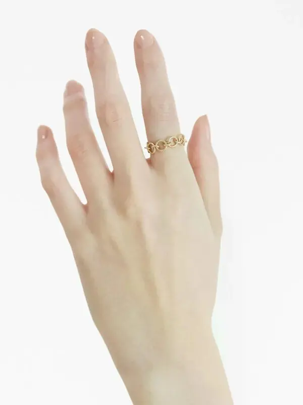 Shihara 18kt Yellow Link Ring