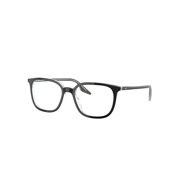 Ray-ban Optics Eyeglasses With Clear Lenses - Black