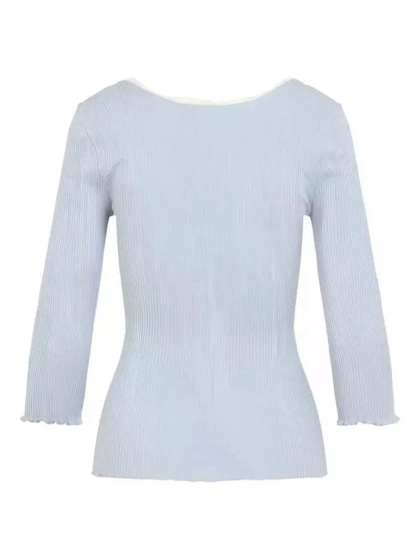 Chloé Lace-trimmed Button Top